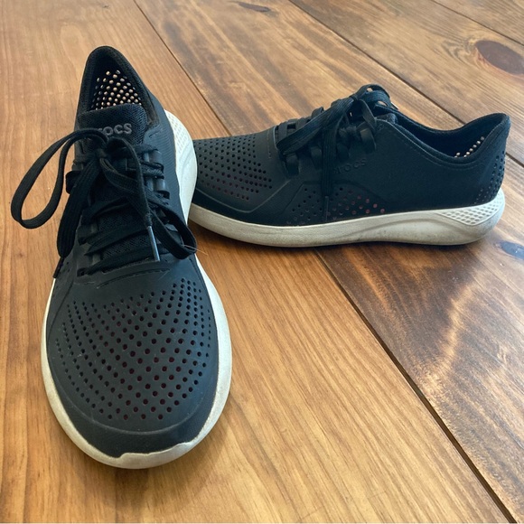 CROCS | Shoes | Crocs Literide Pacer Lace Up Sneakers | Poshmark